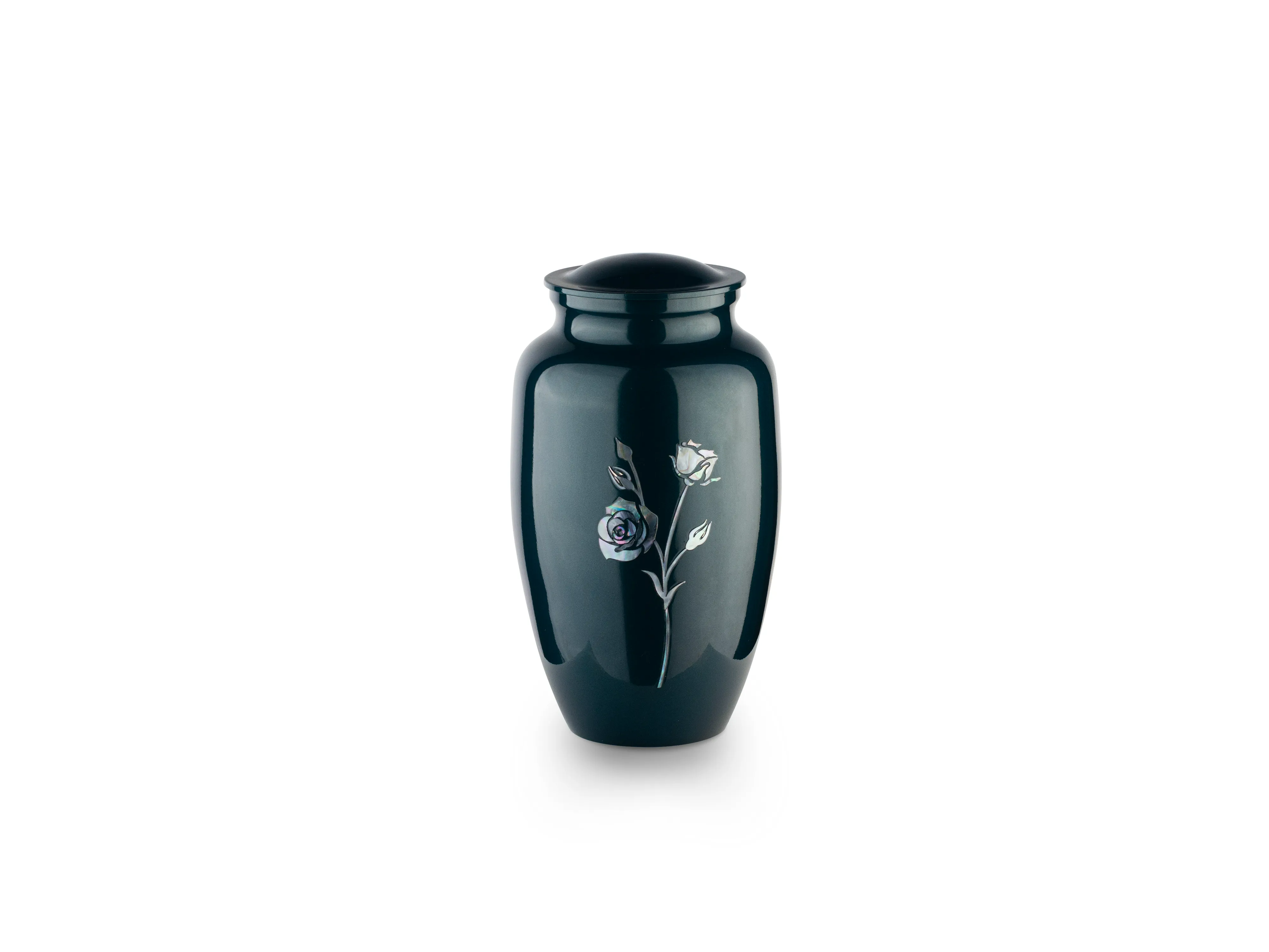 Blue Long Stem Rose 220 Cubic Inches Large/Adult Funeral Cremation Urn ...
